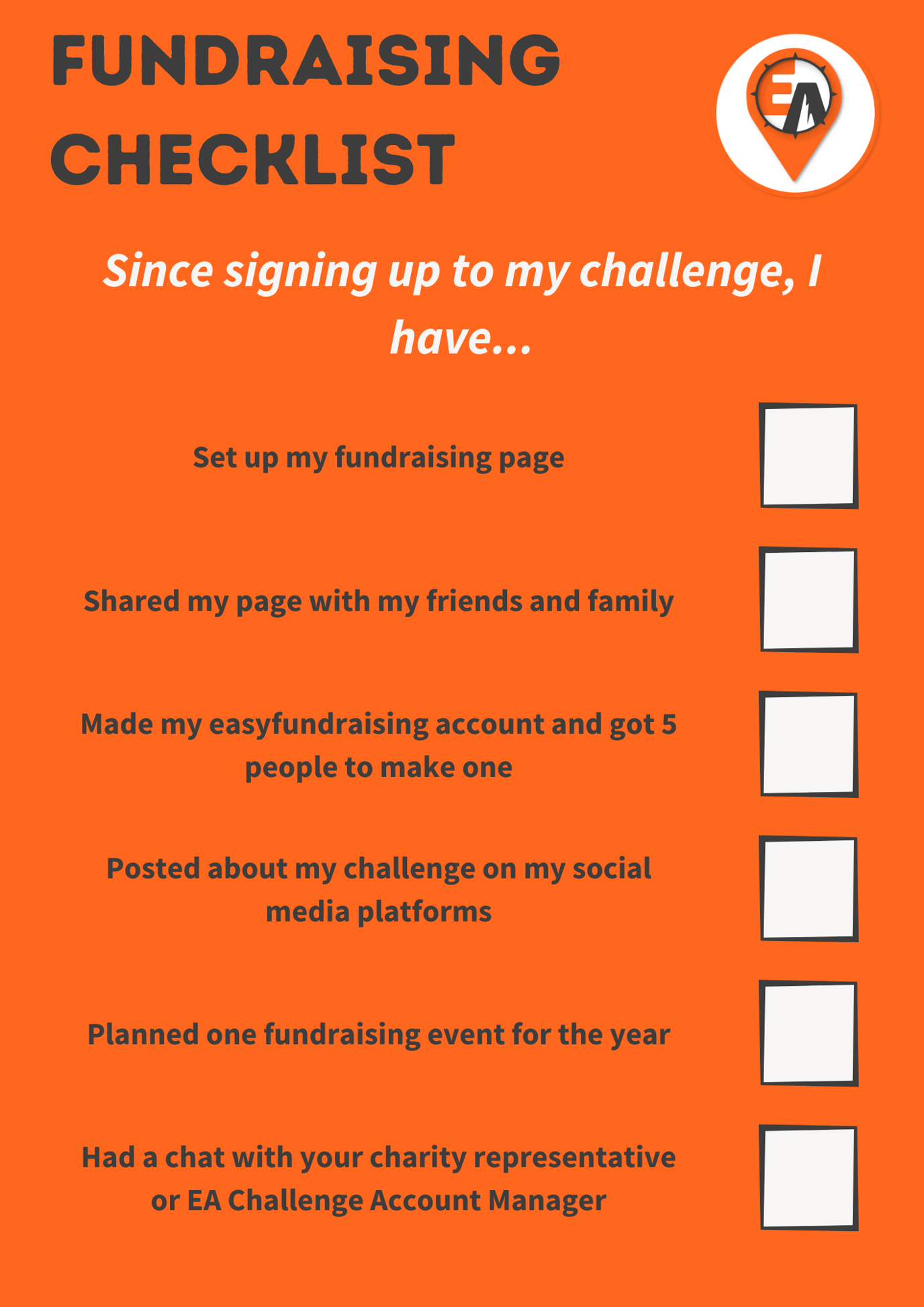 Do you have a fundraising checklist I can use?